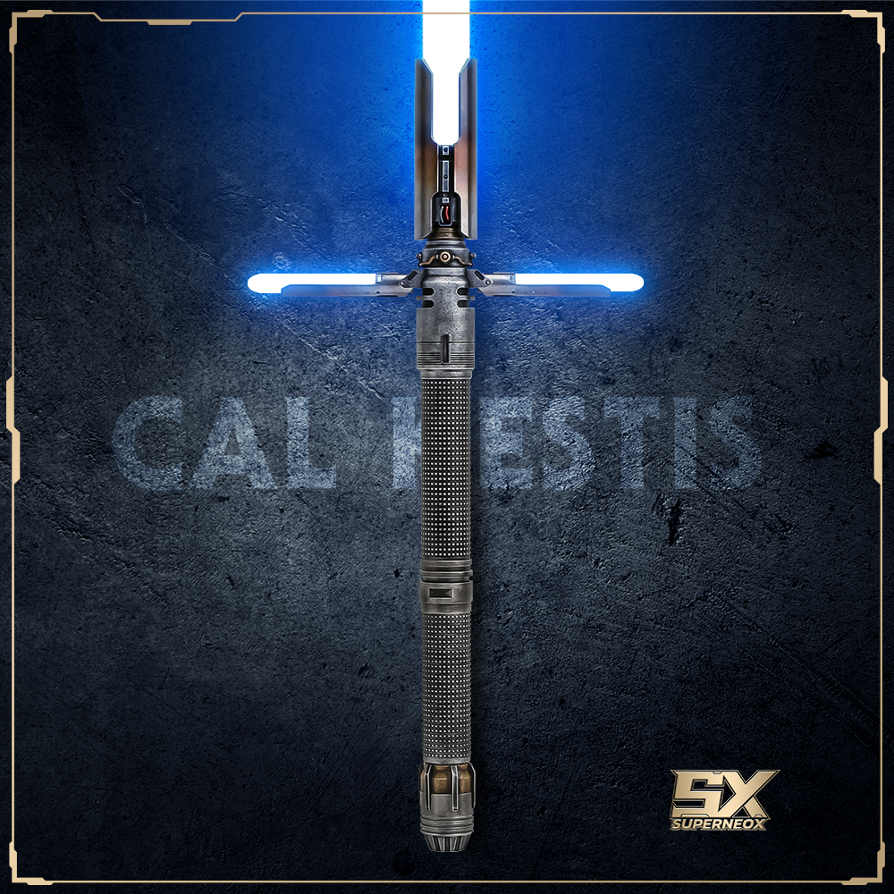 Cal Kestis Jedi Survivor Weathered Crossguard Lightsaber – Superneox™